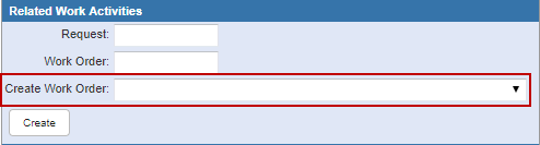 Create an Attached Work Order
